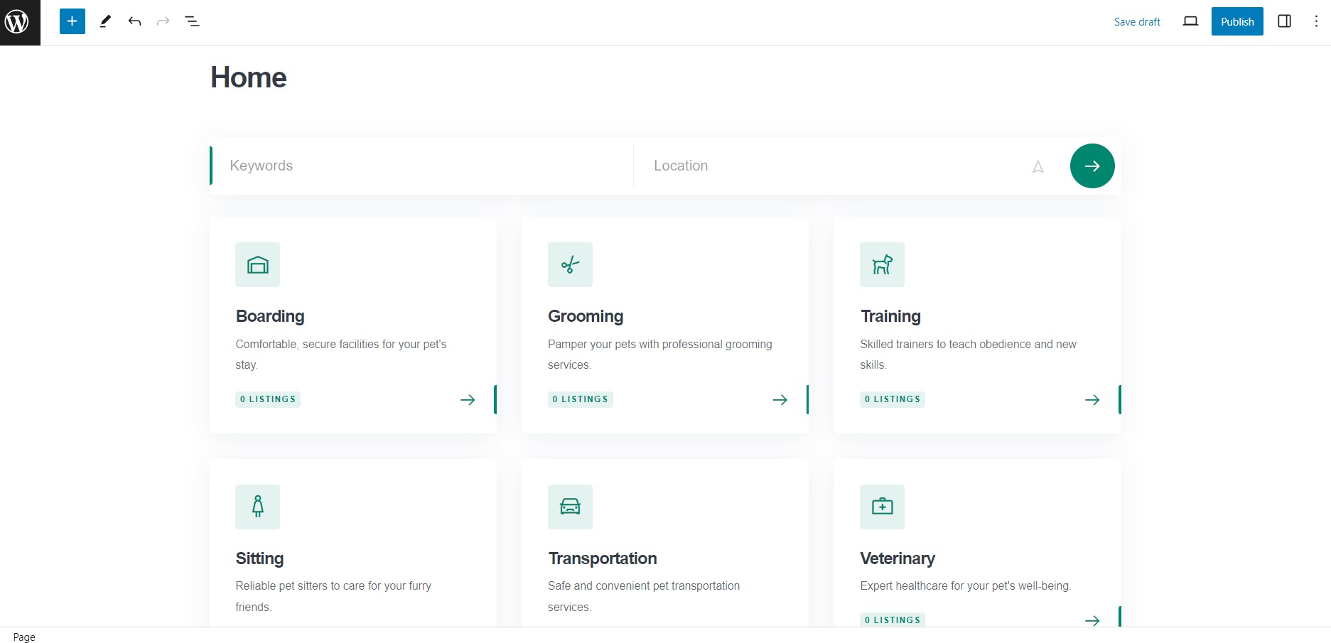How to Create a Pet Care Website with WordPress Easily?